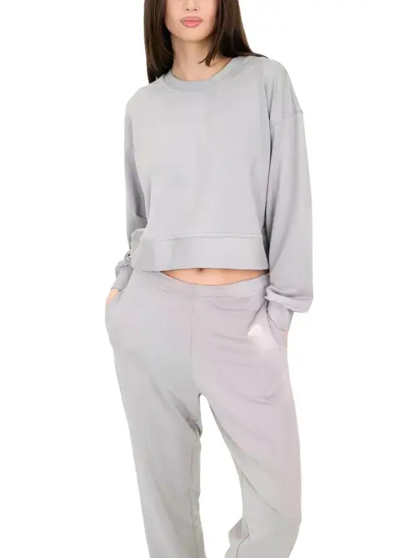 ON/OFF ESSENTIALS Solace Crew-neck Sweatshirt - Grey