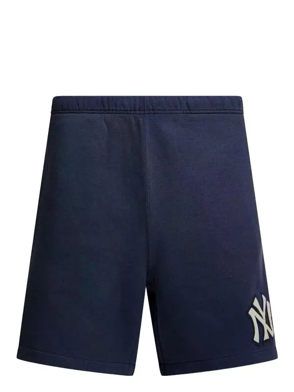 Polo Ralph Lauren X Mlb New York Yankees Logo-patch Shorts - Blue