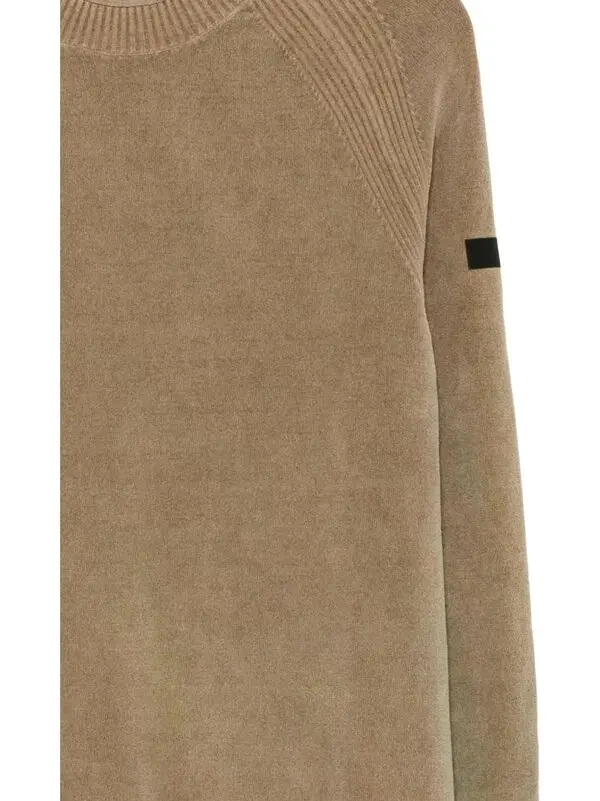 RRD Raglan-sleeve Logo-patch Sweater - Neutrals