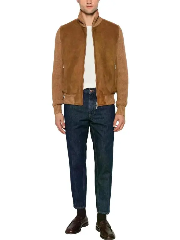 DON THE FULLER Seoul Logo-patch Straight-leg Jeans - Blue