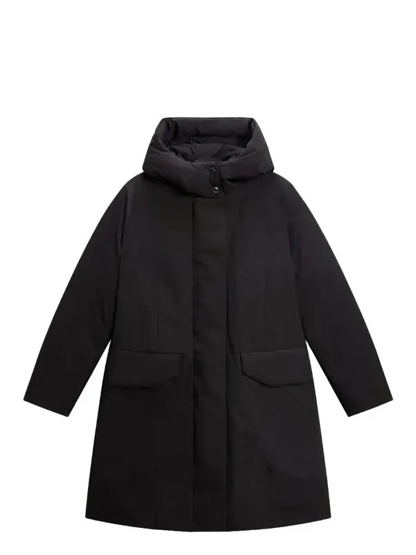 Woolrich Padded Hooded Parka - Black