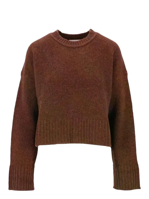 KUJTEN Pauly Crew-neck Sweater - Brown