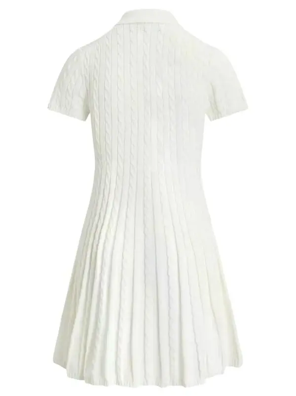 Polo Ralph Lauren Cable-knit Polo Dress - Neutrals