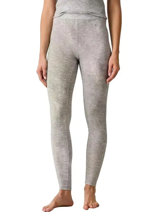 Chantelle Warm Radiance Ribbed-knit Leggings - Grey