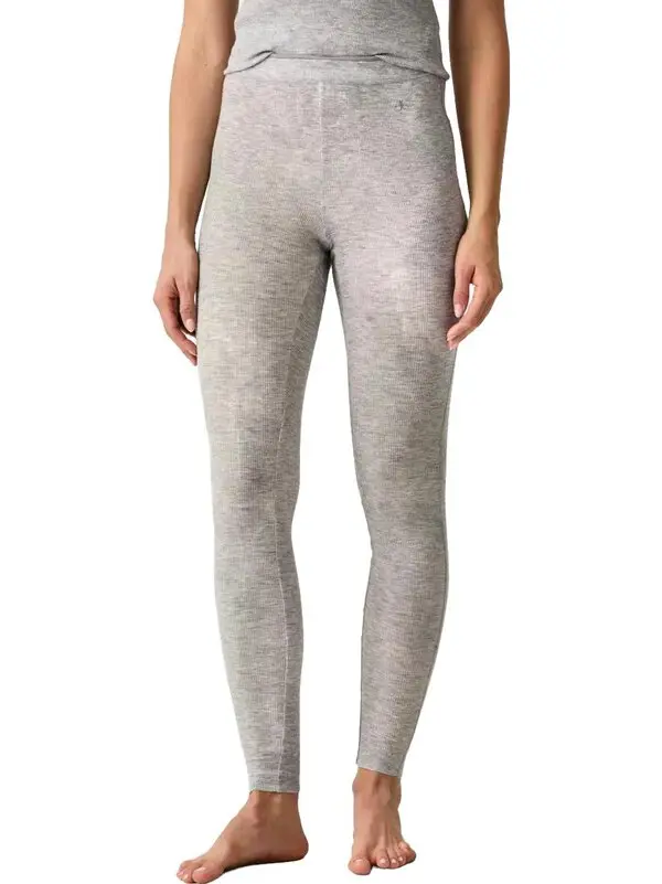 Chantelle Warm Radiance Ribbed-knit Leggings - Grey