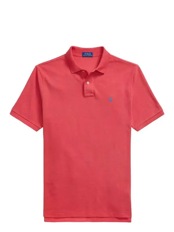 Polo Ralph Lauren Logo-embroidered Cotton Polo Shirt - Pink
