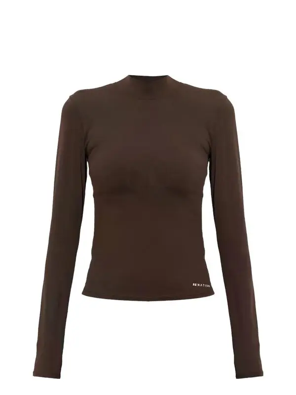 P.E Nation Foundation Long-sleeve Top - Brown