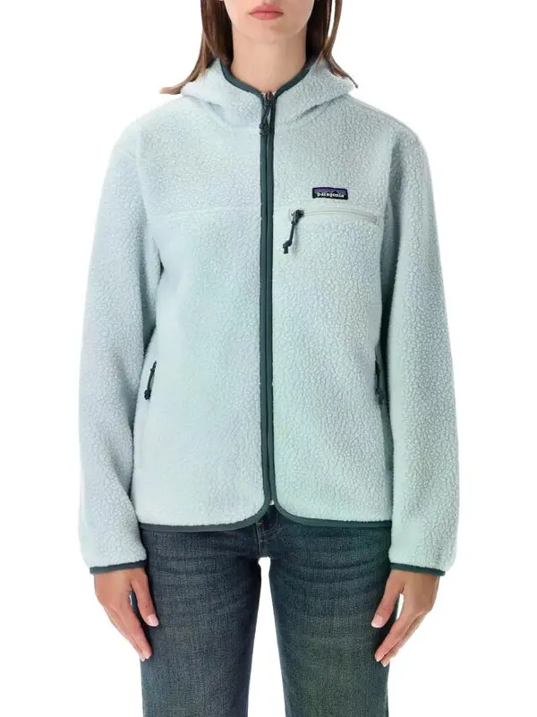 Patagonia Retro Pile Hooded Fleece Jacket - Blue