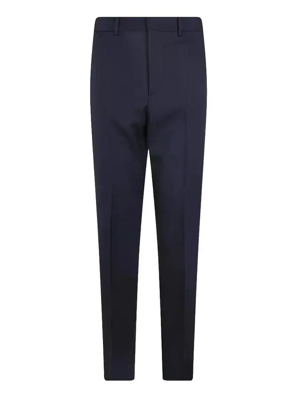JIL SANDER Pressed-crease Trousers - Blue