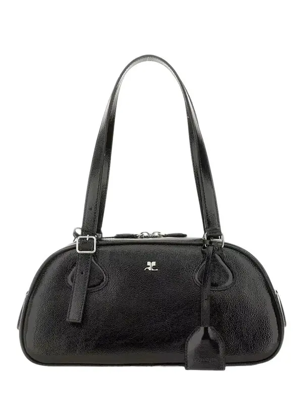COURREGES Medium Friday Tote Bag - Black