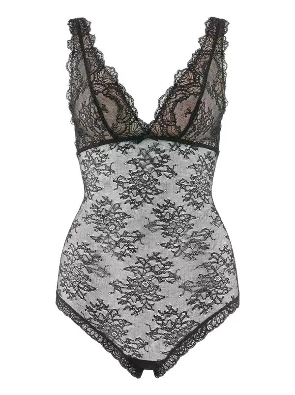 AUBADE Danse Des Sens Lace Bodysuit - Black