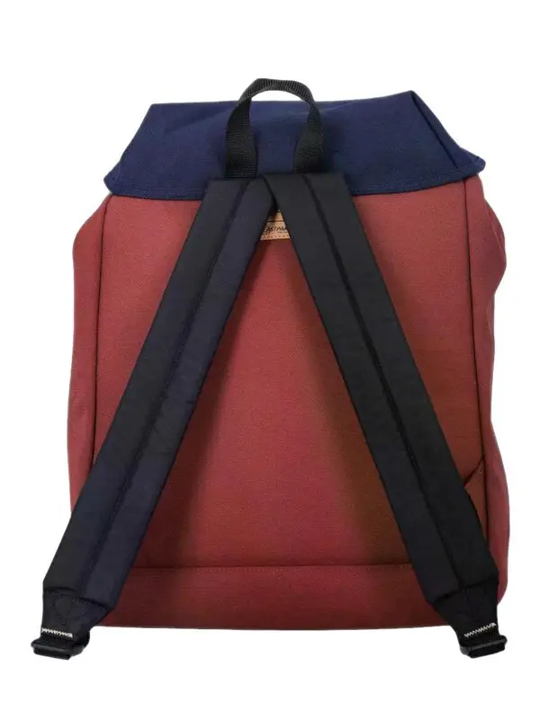 EASTPAK Chapel Hill Pak'r Colour-block Buckle-fastening Backpack - Red