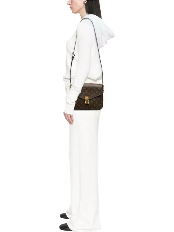 LOUIS VUITTON 2016 Monogram Pochette Metis Satchel - Brown