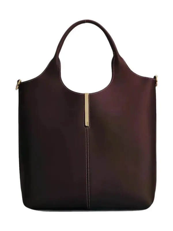 TOD'S Leather Tote Bag - Red