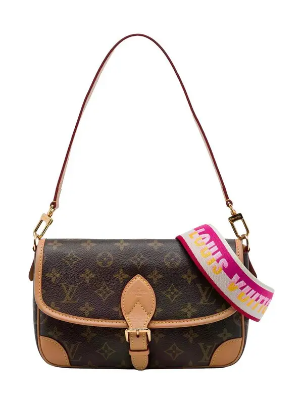 LOUIS VUITTON 2000-2026 Monogram Diane Satchel - Brown