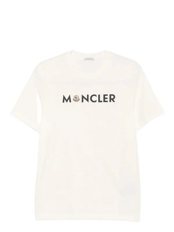 Moncler Logo Cotton T-shirt - Multicolor