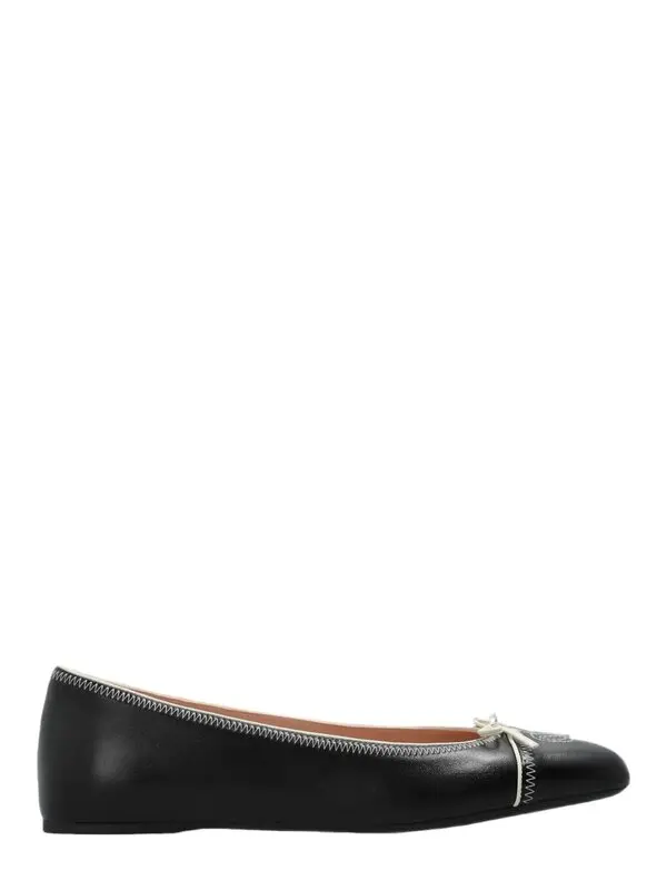 Valentino Garavani Ballerine Vlogo Signature Con Fiocco - Black