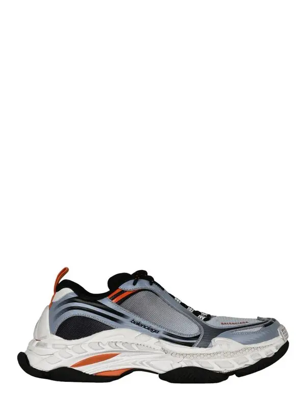 Balenciaga Triple S.2 Bi-colour Low Top Mesh Sneakers With Chunky Sole - Blue