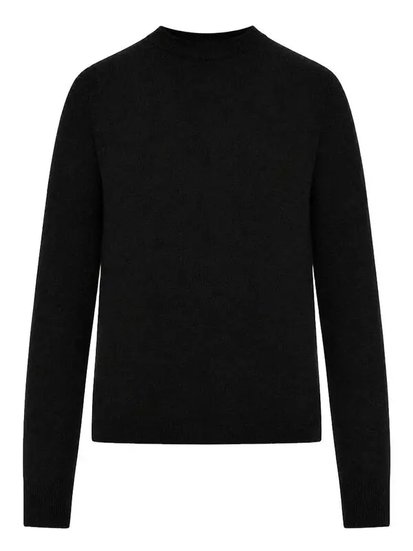 Max Mara Crewneck Cashmere Sweater - Black