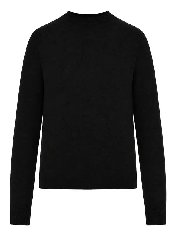 Max Mara Crewneck Cashmere Sweater - Black