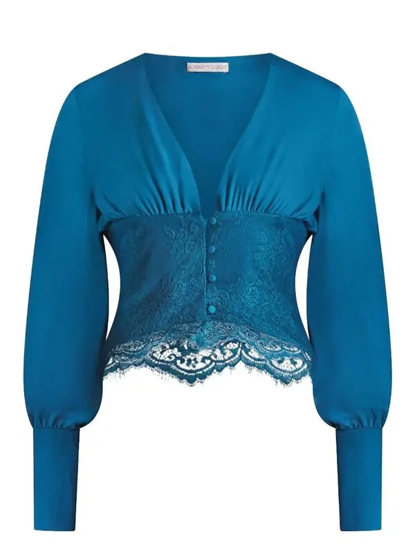 SCARLETT GASQUE Angela Top Gulf Coast - Blue