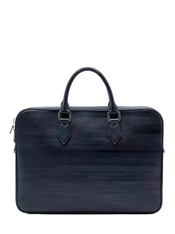 LOUIS VUITTON 2017 Epi Dandy Pm Business Bag - Blue
