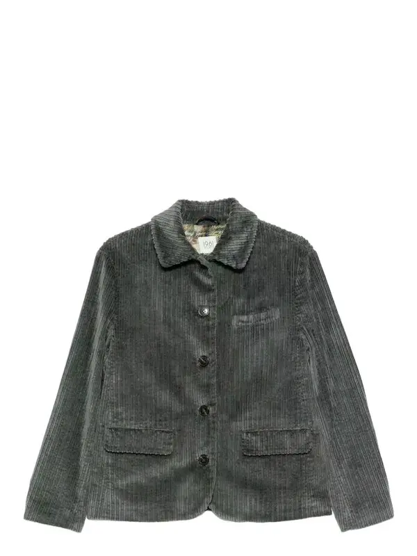 19.61 MILANO Corduroy Button-down Jacket - Grey