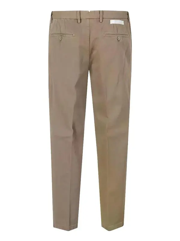 BRIGLIA 1949 Pleat-detail Tapered Trousers - Neutrals