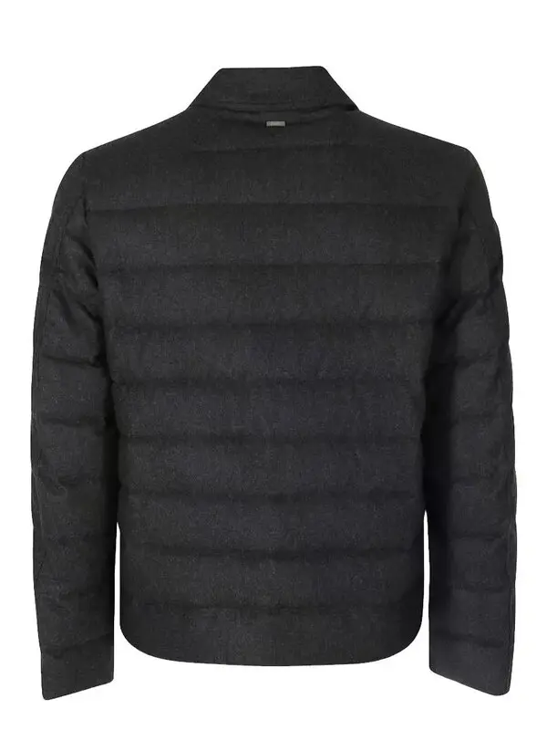Herno La Camicia Quilted Button-down Jacket - Grey