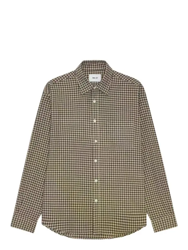 Nn07 Deon Cotton Shirt - Neutrals