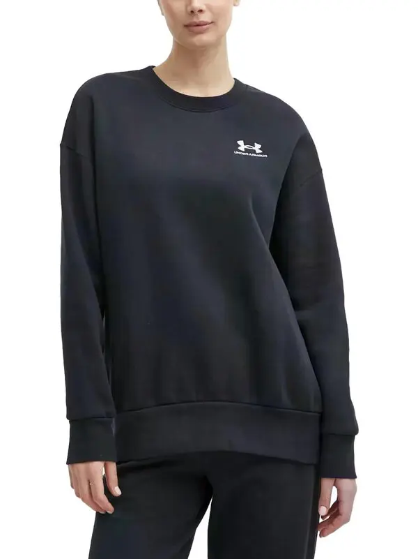 Under Armour Icon Logo-print Sweatshirt - Black