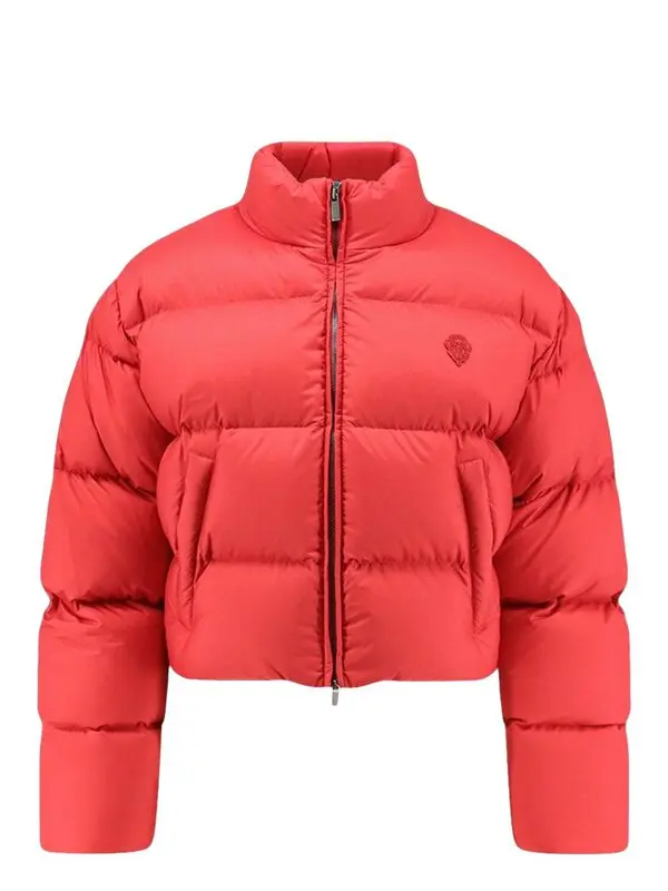 Gucci Cropped Down Jacket - Red