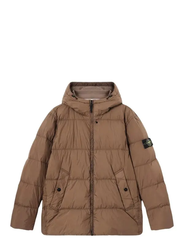 Stone Island 4100037 Crinkle Reps Ny Wind-resistant Down - Beige