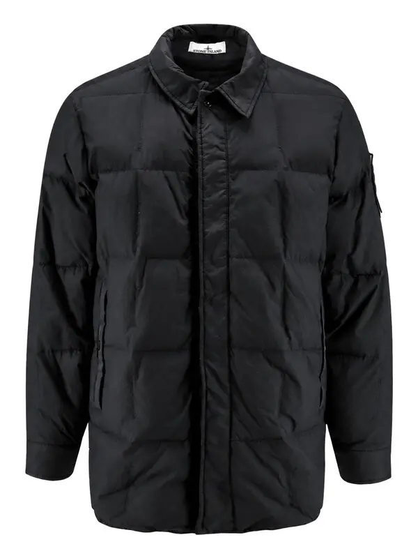 Stone Island Down Jacket - Black