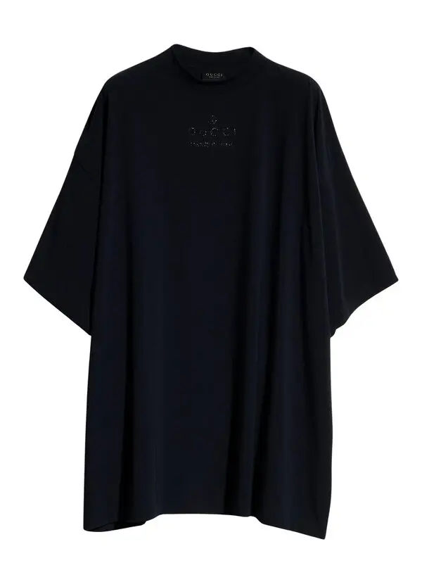 Gucci Modal Jersey T-shirt With Print By - Black