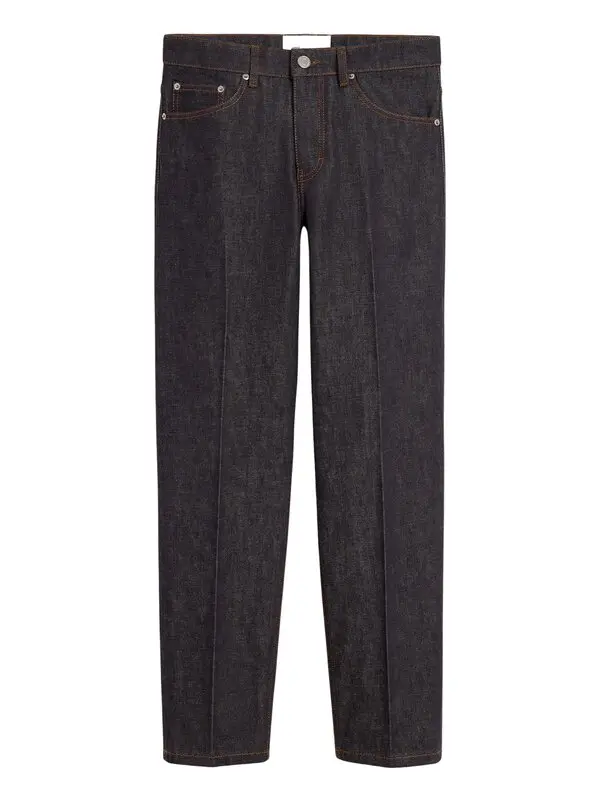 AMI Paris Parisian-fit Cotton Jeans - Blue