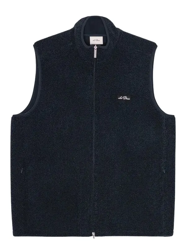 LES DEUX Patch Teddy Vest By - Blue