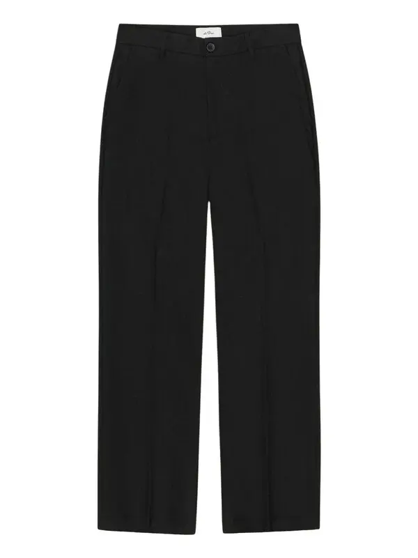 LES DEUX Brushed Twill Tailored Pants - Black