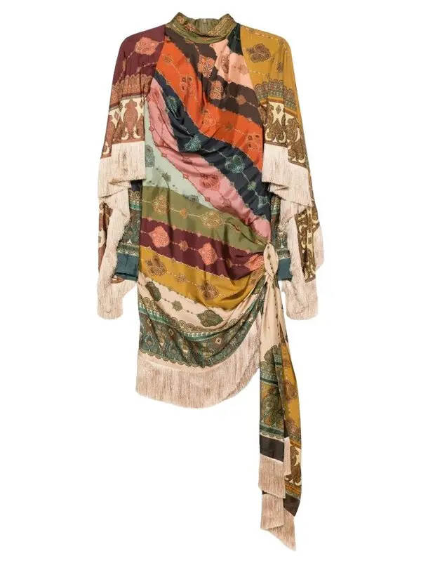 Zimmermann Valiant Silk Mini Dress - Multi