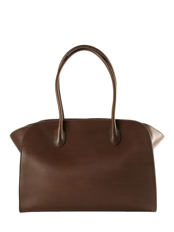 THE ROW Marlo 14 Leather Tote Bag - Brown