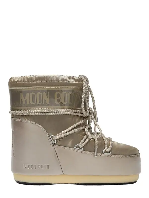 Moon Boot Icon Low Glance Boots - Silver