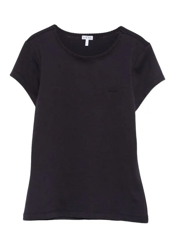 Loewe Logo Cotton T-shirt - Blue