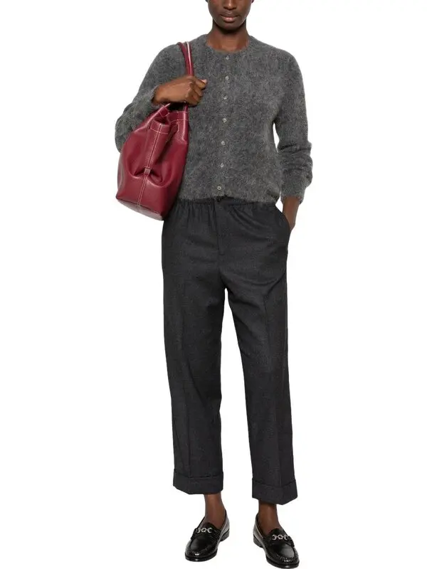 Closed Wool Blend Trousers - Black