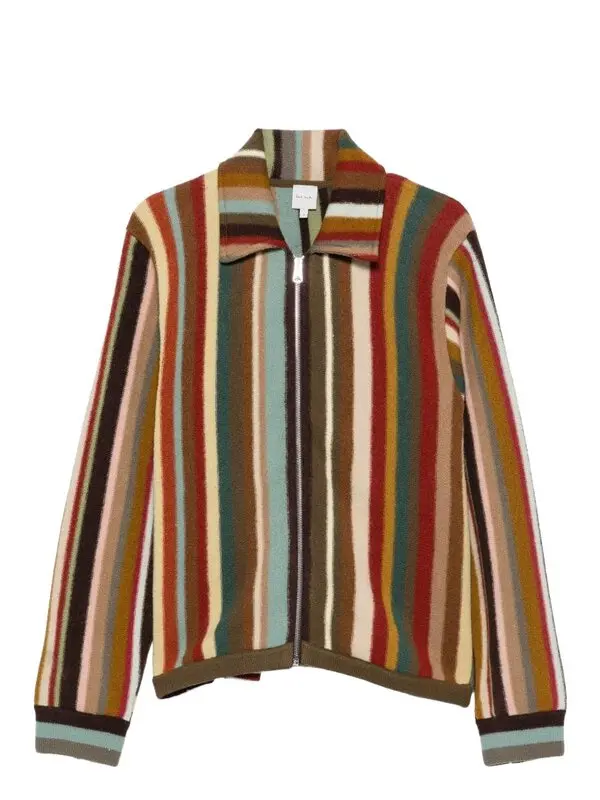 Paul Smith Wool Cardigan - Brown