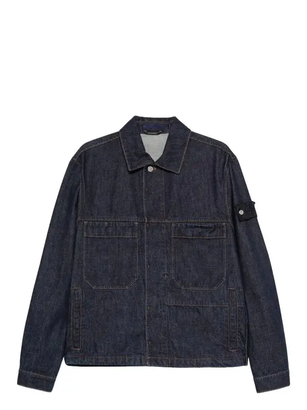 Stone Island Cotton Jacket By - Blue