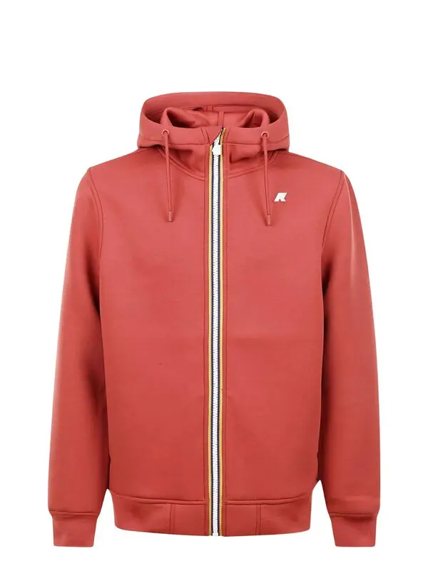 K-WAY Zip-up Hoodies - Red