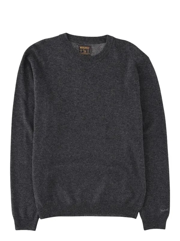 Woolrich Classic Crew Neck Knitted Sweater - Grey