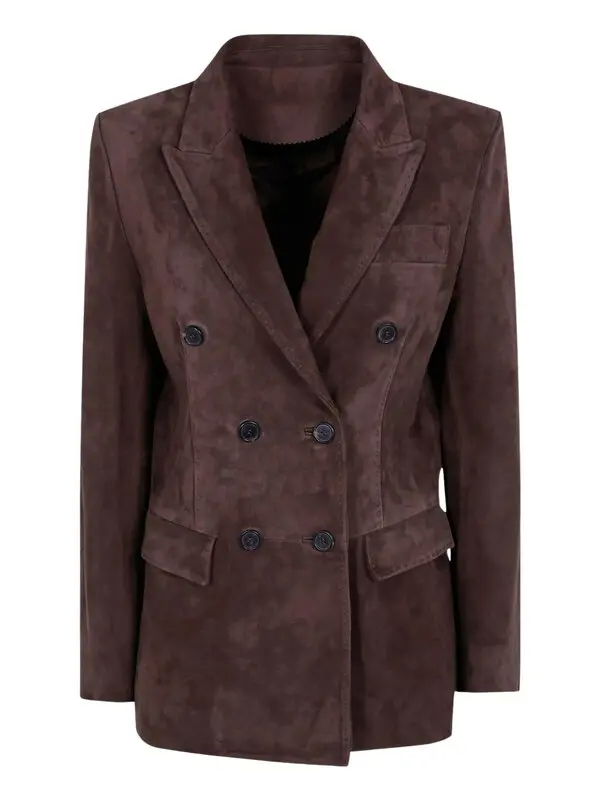 Seventy Double-breasted Tailored Blazer - Brown
