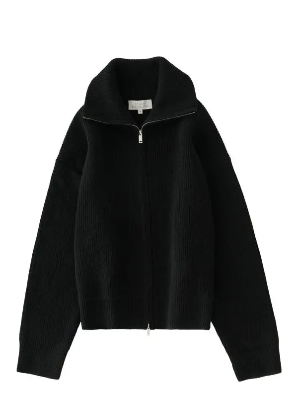 Studio Nicholson Wool Cardigan - Black