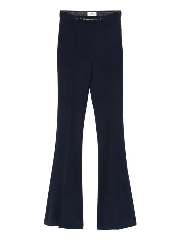 Elisabetta Franchi Flared Trousers - Blue